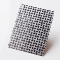 China Metal Diamond Finish Embossed Stainless Steel Sheet 3.0mm Thickness for sale