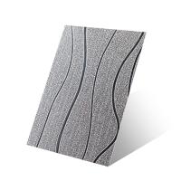 China Wooden Grain Texture Finish Embossing Stainless Steel Panel Customized Cutting Size 1mm 1.2mm 1.5mm Thick for sale