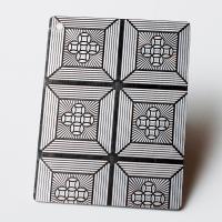 China Aisi 316 Stainless Steel Sheet Big Squares Pattern Stainless Steel Embossed Sheet for sale