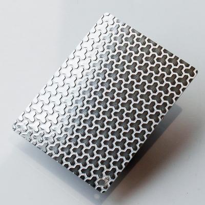China 0.25mm Stainless Steel Embossed Plate 201 304 430 Decoration Stainless Steel Sheet for sale
