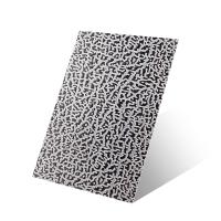 China High Durability 0.4mm Stainless Steel Sheet 304 316 Embossed Decorative Sheets for sale