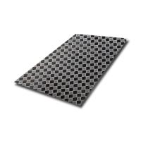 China Metal Diamond Finish Embossed Stainless Steel Sheet 3.0mm Thickness for sale