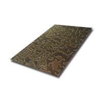 China Custom 201 304 316 Etched Stainless Steel Sheet Corrosion Resistance for sale