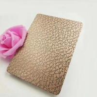 China 3mm Thickness Stainless Steel Sheet Etching Patterns Stainless Steel Plate for sale