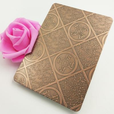 China 3mm Thickness Stainless Steel Sheet Etching Patterns Stainless Steel Plate for sale