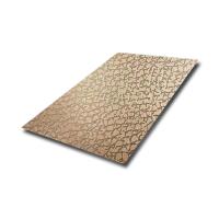 China Architectural Grade 201 304 316 Etched Stainless Steel Panels Corrosion Resistance for sale