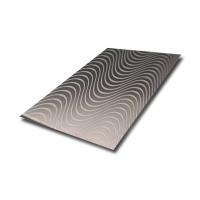 China Architectural Grade 201 304 316 Etched Stainless Steel Panels Corrosion Resistance for sale