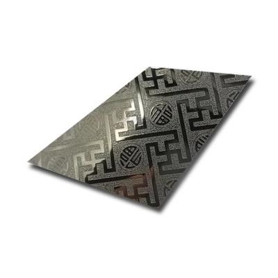 China BIS JIS GS Decorative Stainless Steel Sheets With Unique Surface Etchings for sale