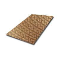 China Premium SS Steel Sheet Etched Finish Stainless Steel For Modern Interiors for sale
