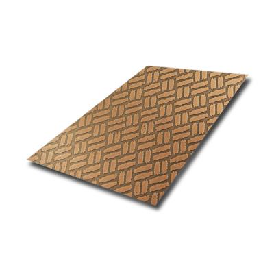 China Premium SS Steel Sheet Etched Finish Stainless Steel For Modern Interiors for sale