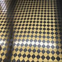 China 304 Etched Stainless Steel Sheet Founder Geometric Pattern for furniture surface for sale