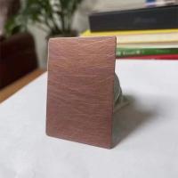 China Brushed Hl 316l Stainless Steel Sheet gold plated Stainless Steel Plate for sale