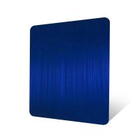 China Spot Goods Blue Brushed Stainless Steel Sheet Cold Rolled 0.3mm Thickness for sale