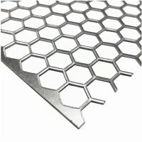 China Hexagonal Perforated Stainless Steel Sheet 2mm 3mm Thick for sale