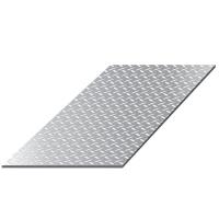 China 201 304 316 2b Finish Checkered Stainless Steel Sheet 1000mm Width cold rolled for sale