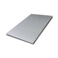 China 201 304 Textured SS Checkered Sheet Non Slip Stainless Steel Floor Plate for sale