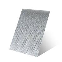 China 201 304 Textured SS Checkered Sheet Non Slip Stainless Steel Floor Plate for sale