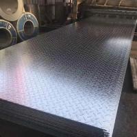 China 201 304 Textured SS Checkered Sheet Non Slip Stainless Steel Floor Plate for sale