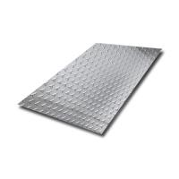 China 304 2mm T Patterned Stainless Steel Checkered Sheet For Building Floors for sale