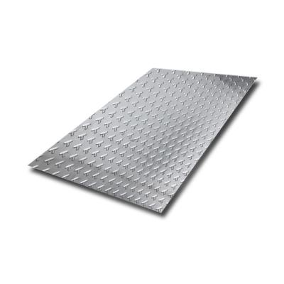 China 304 2mm T Patterned Stainless Steel Checkered Sheet For Building Floors for sale