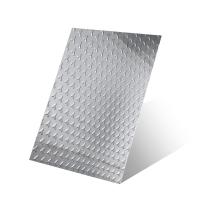 China 304 2mm T Patterned Stainless Steel Checkered Sheet For Building Floors for sale