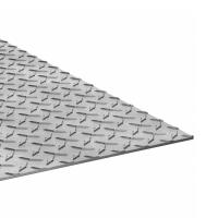 China 1500mm Width SS Steel Sheet 304 Stainless Steel Diamond Shaped Checkered Plates for sale