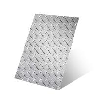 China 1500mm Width SS Steel Sheet 304 Stainless Steel Diamond Shaped Checkered Plates for sale