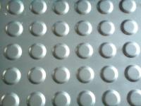 China 1.2mm 1.5mm Checkered Stainless Steel Plate With Flat Round Projections AiSi Standard for sale