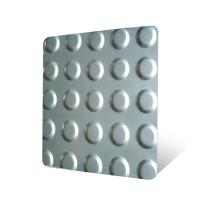 China 1.2mm 1.5mm Checkered Stainless Steel Plate With Flat Round Projections AiSi Standard for sale
