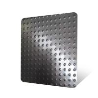 China 316  304 Anti - Slip Checkered Stainless Steel Plate With Small Dot Pattern for sale