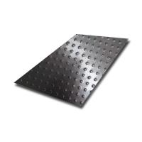 China 316  304 Anti - Slip Checkered Stainless Steel Plate With Small Dot Pattern for sale