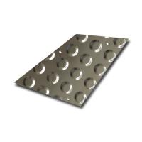 China 2b Finish Stainless Steel Checker Sheet With Flat Round Projections for sale