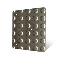 China 2b Finish Stainless Steel Checker Sheet With Flat Round Projections for sale