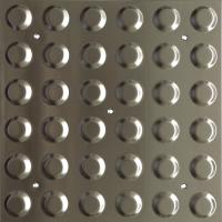 China 2b Finish Stainless Steel Checker Sheet With Flat Round Projections for sale