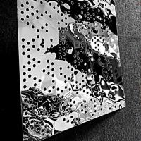 China Perforated Ripple Finish 304 316 Stainless Steel Sheet For Ceiling Wall Panels for sale