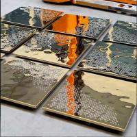 China Perforated Ripple Finish 304 316 Stainless Steel Sheet For Ceiling Wall Panels for sale