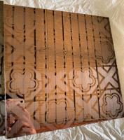 China 3.0Mm Thickness Etched Stainless Steel Sheet Decorative Color Embossed Steel Plate Panel Wooden Colored for sale