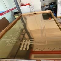 China Elevator Door And Cabin Etched Stainless Steel Sheet 4 X 8 Stainless Steel Panel for sale