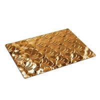 China 1.5mm Thickness Golden Stainless Steel Sheet 4*8 Ft Carving Pattern Embossed Finish for sale