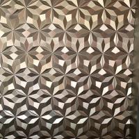 China Grade 201 304 430 diamond stainless steel 4*8 ft diamond Textured Pattern Embossed Stainless Steel Sheet for sale