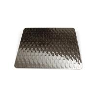 China 304 316 2B/BA Finish Embossing 2WL Textured Metal Plate Woven Texture Pattern Stainless Steel Sheet for sale