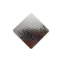 China 304 316 2B/BA Finish Embossing 2WL Textured Metal Plate Woven Texture Pattern Stainless Steel Sheet for sale