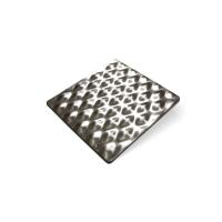 China 304 0.8mm thick raindrop textured pattern embossed metal sheet 6WL rigidized stainless steel sheets for sale