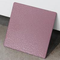 China Embossed Textured Metal Sheet with Concave-Convex Pattern Customized 304 High Resolution Stainless Steel Texture for sale