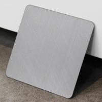 China 304 316 2B/BA/NO.4 finish 0.3-2.0MM Thickness High -end gray stainless steel texture for sale