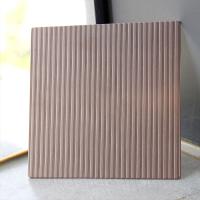China 304 stainless steel decorative sheet with concave-convex lines metal sheet texture for wall decoration for sale