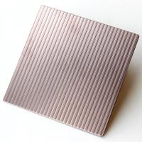 China 304 stainless steel decorative sheet with concave-convex lines metal sheet texture for wall decoration for sale