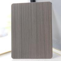 China SUS 304 pvd coating colors Decorative SS Sheet for door handles brushed stainless steel finish for sale