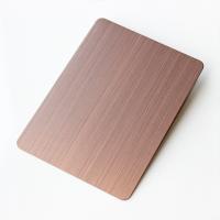 China Chinese factory price 304 stainless steel sheet #4 brushed finish for sale