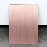 China SUS 304 pvd coating colors Decorative SS Sheet for door handles brushed stainless steel finish for sale